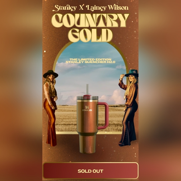 Stanley | Kitchen | Limited Edition Lainey Wilson Country Gold Stanley ...